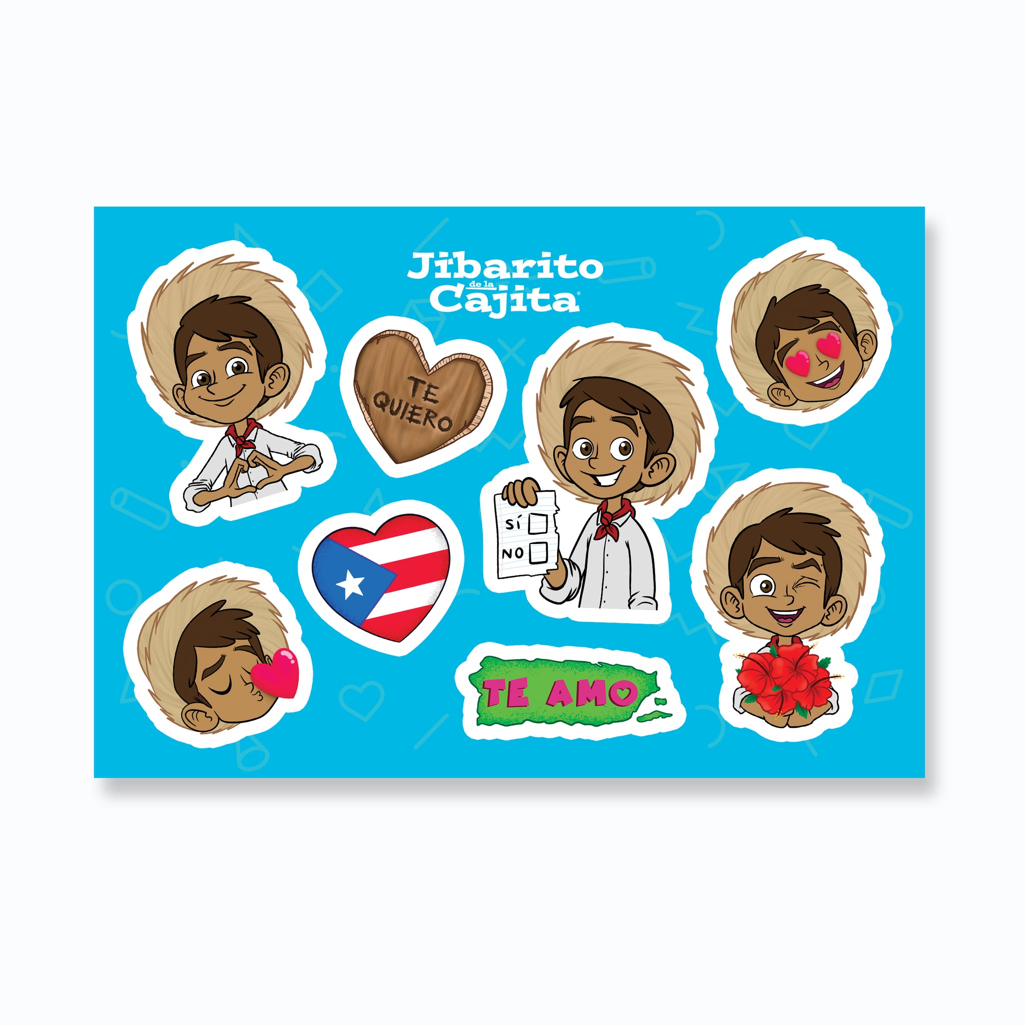 Mini Stickers – Jibarito de la Cajita®